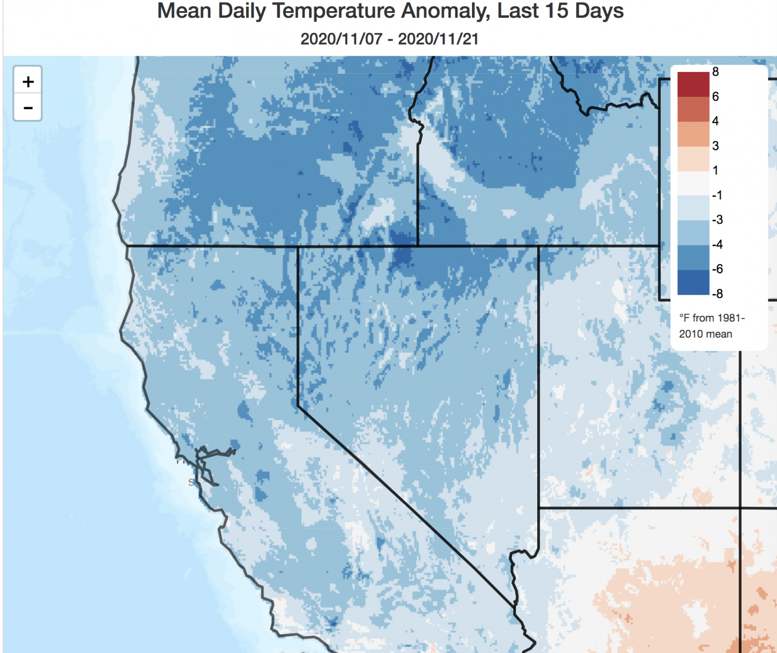 Very dry weather across California through mid-December - Weather West